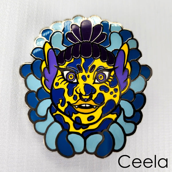 Friendly Faces Enamel Pins - SB Creative LLC